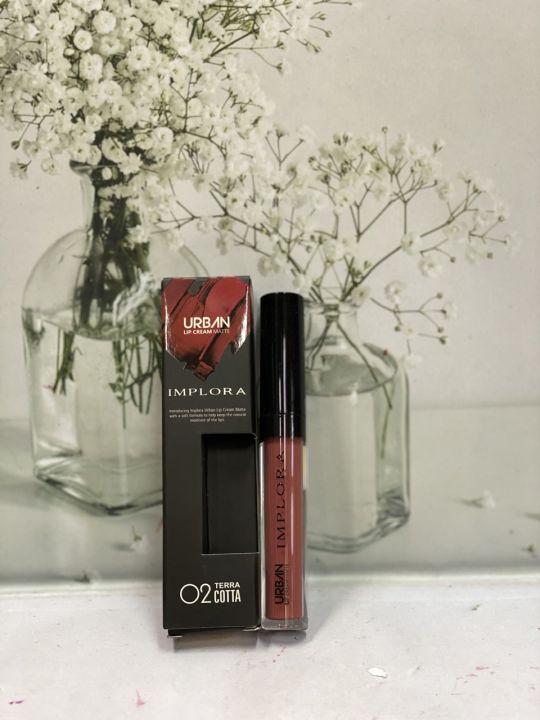 LIPCREAM IMPLORA URBAN MATTE NO 2-TERRA COTTA ORIGINAL | Lazada Indonesia