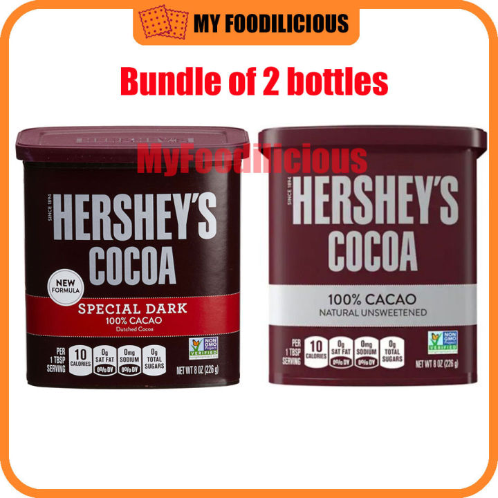 Hershey's Cocoa Special Dark 100% Cacao - Baking Cocoa Powder ...