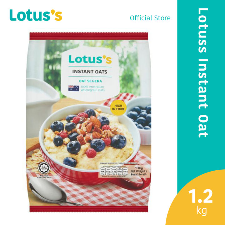 Lotuss Instant Oat 1.2Kg | Lazada