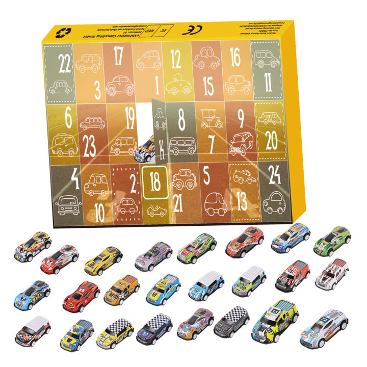 【Daily Deals】 Calendar Countdown Advent Calendar Car Toys Pack ...