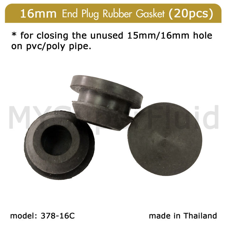 16mm End Plug Rubber Gasket for PVC / Polypipe (20pcs) | Lazada