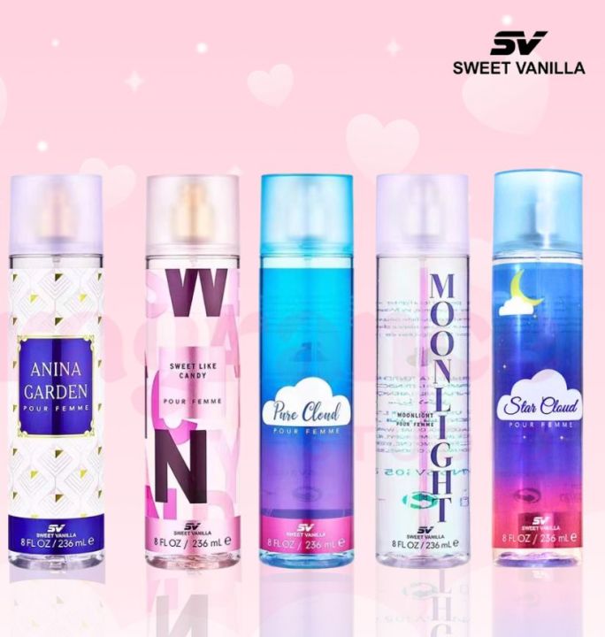 SWEET VANILLA Cloud Perfume For Women Fragrance Signature Collection ...