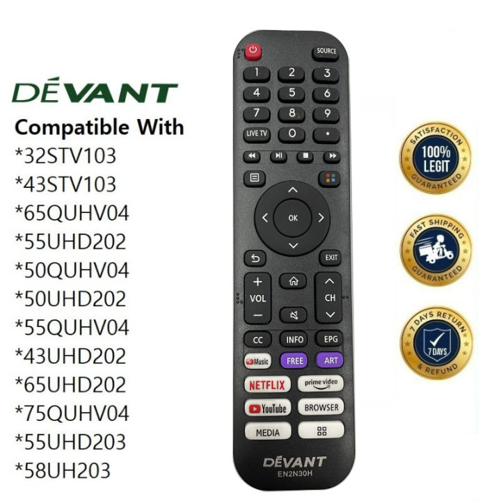 gdplus universal devant remote control For LCD LED TV Player Television ...