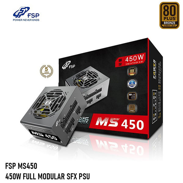 FSP MS450 450W FULL MODULAR 80+ BRONZE MINI ITX PSU | Lazada