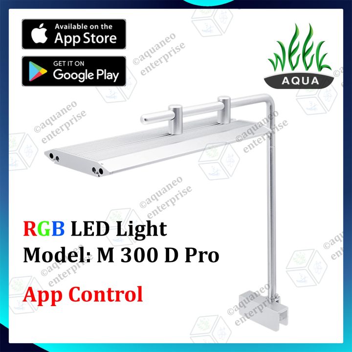 Week Aqua RGB Aquarium LED Light M Series - M300 DPro 18W | Lazada