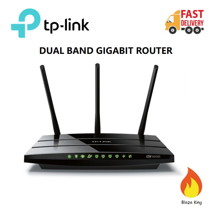 TP-LINK AC1200 Wireless Dual Band Gigabit Router Archer C1200 UniFi ...