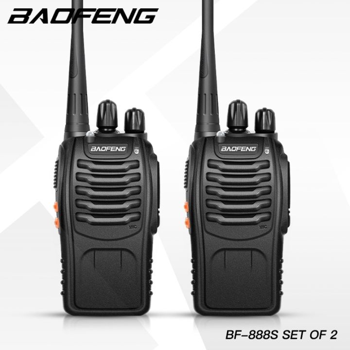 【Original】Baofeng 888S 5W 16CHs UHF Interphone Two Way Radio Walkie Talkie 2800mAh Water ...