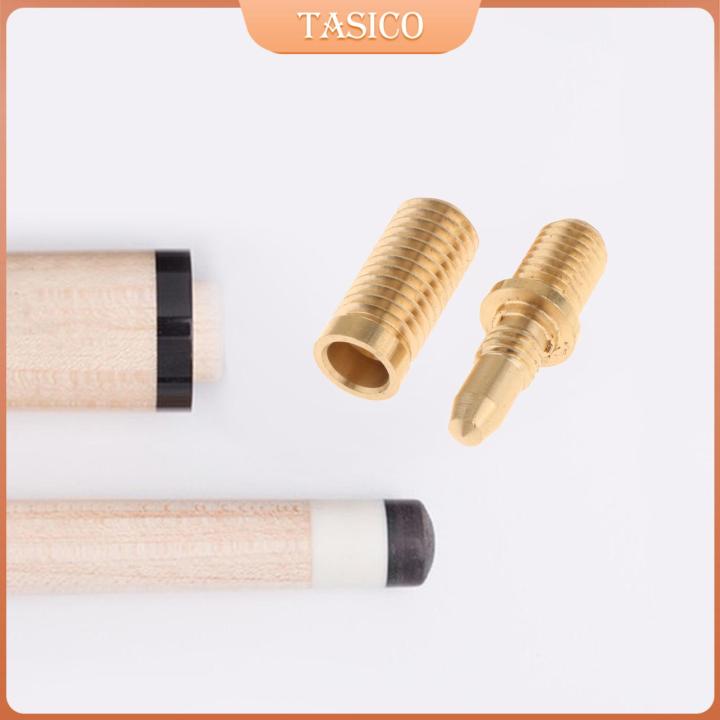 Tasico Pool Cue Joint Screw Copper Pool Cue Joint Threads Hardware ...