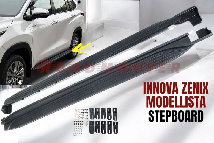 Toyota Innova Zenix 2023 to 2025 Step board Modelista Design 2023 2024 ...