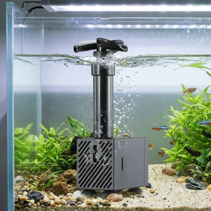 Rotary Spray Turtle Tank Wave Pump Built-in Design Low-Water-Level Fish ...