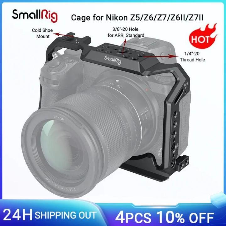 SmallRig Full Camera Cage for Nikon Z5/Z6/Z7/Z6II/Z7II Camera With Cold ...