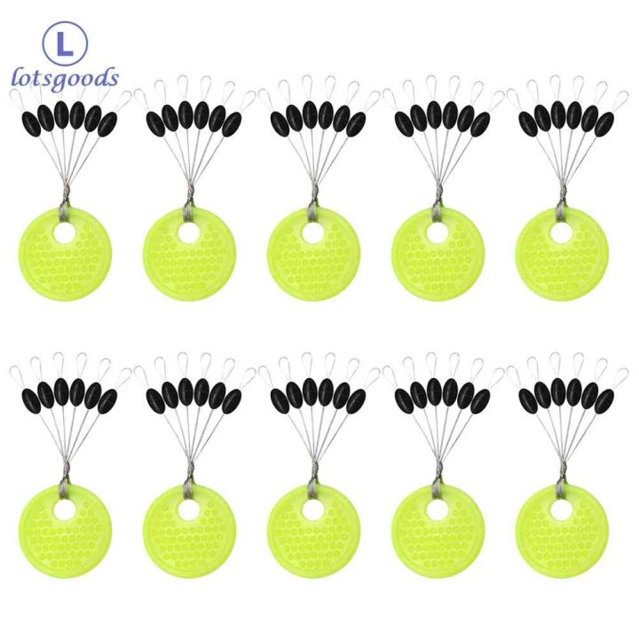 60pcs/Set Rubber Space Beans Weight Stoppers Carp Fishing Bait Fish ...