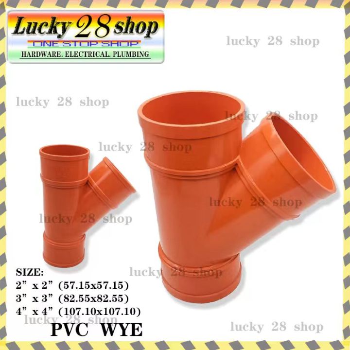 ORANGE FITTING WYE PVC PIPE SANITARY | Lazada PH