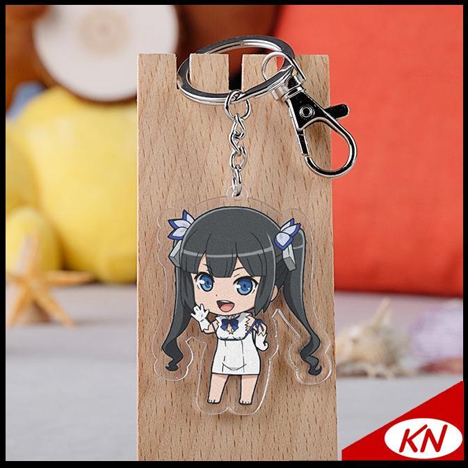 ️ KN DanMachi dan machi keychain mobile phone charm key chain key ring ...