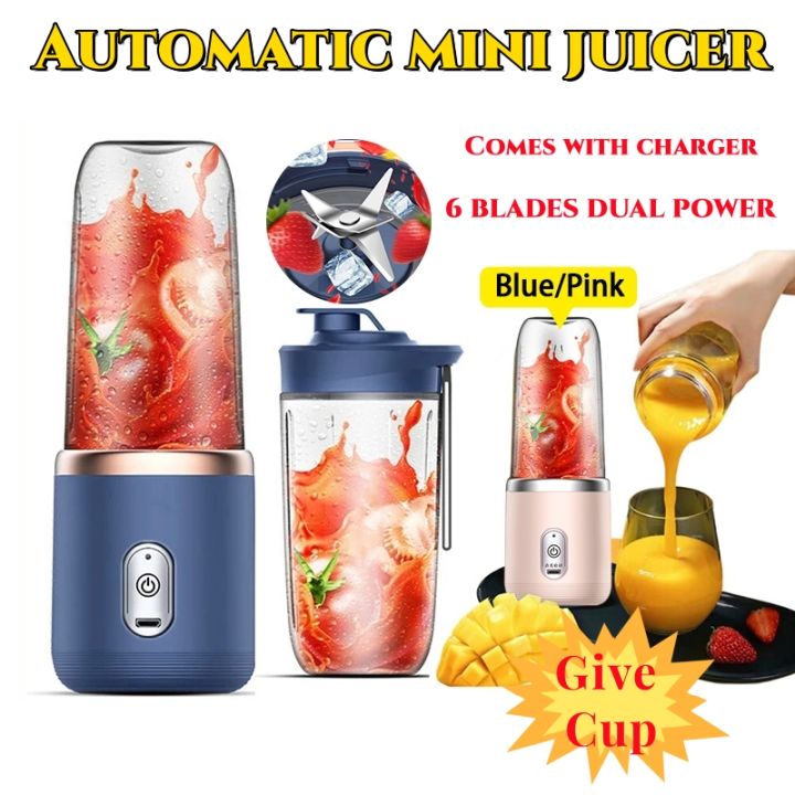 Portable Automatic Juicer USB Rechargeable Juice Cup Wireless Juice ...