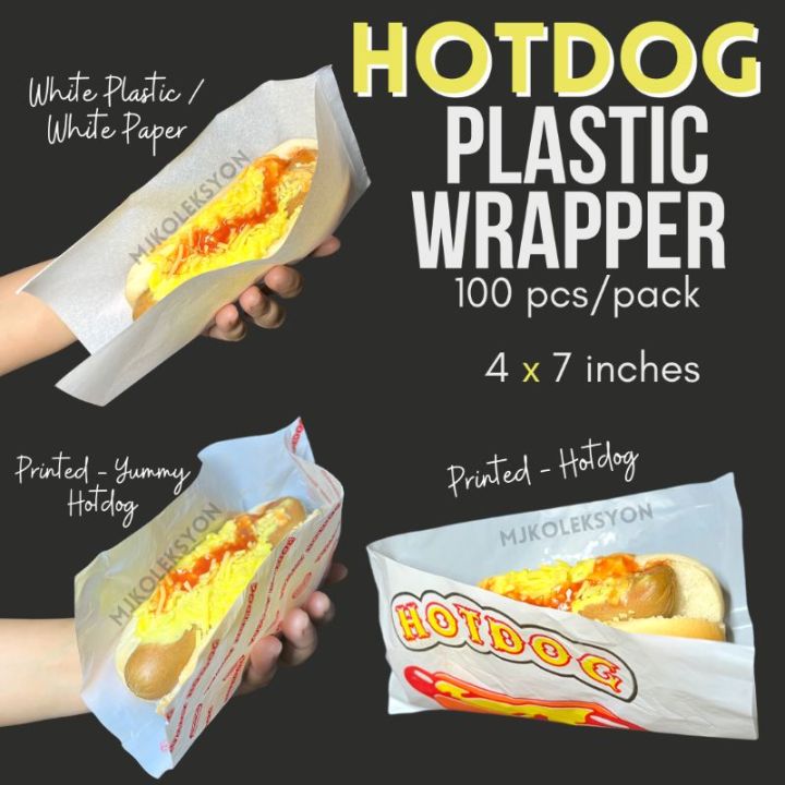 Hotdog Plastic Wrapper 100pcs per pack 4x7inches | Lazada PH