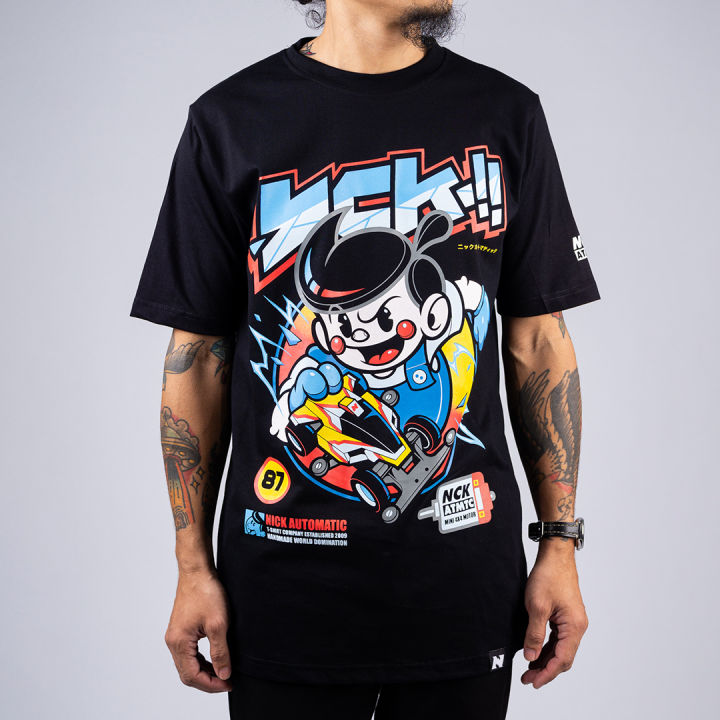 Nick Automatic "LFG DASH" Black T-shirt | Lazada PH