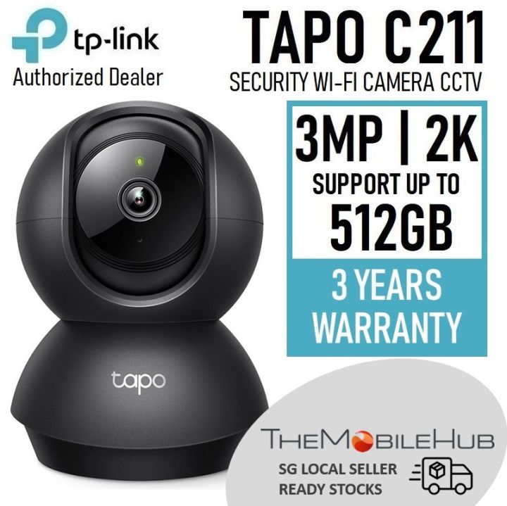 TP-Link Tapo C211 Security IP Camera WI-FI CCTV 3MP 2K Night Vision ...