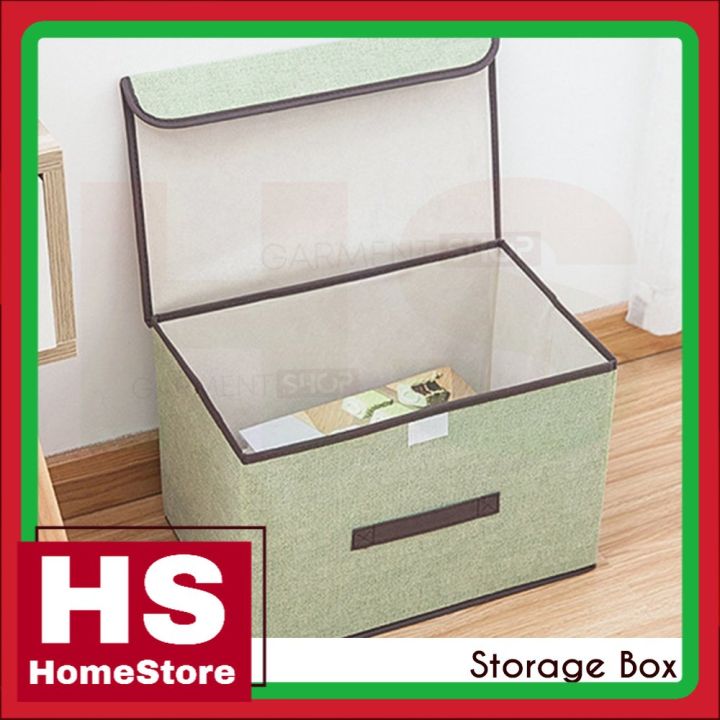 LIVINGHOME Storage Box Organizer 2In1 Kotak Tempat Penyimpanan Baju ...