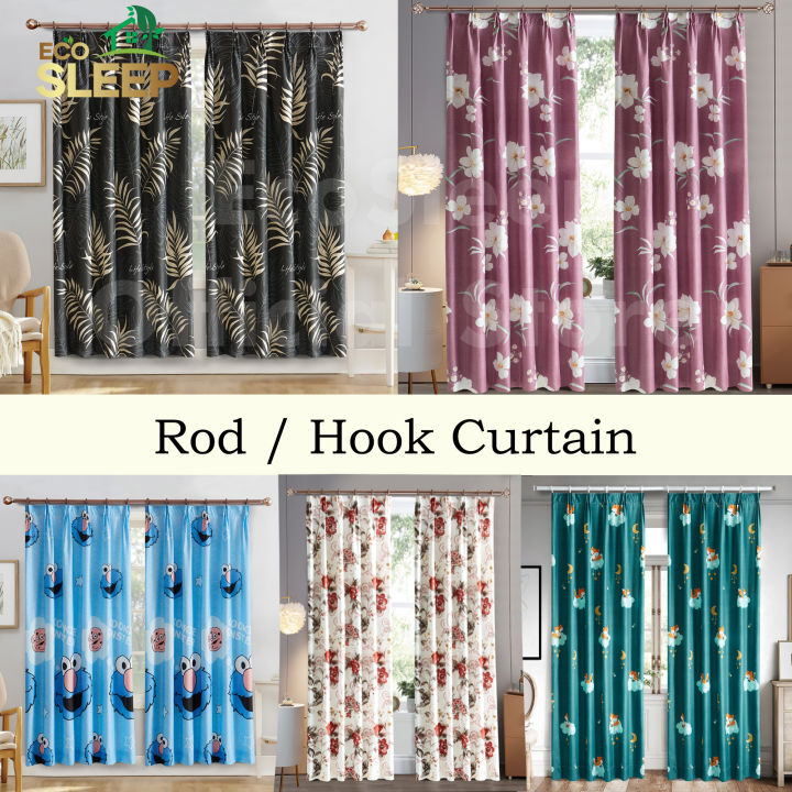 ECOSLEEP Modern Design Langsir Curtain Semi Blackout Langsir Tingkap ...