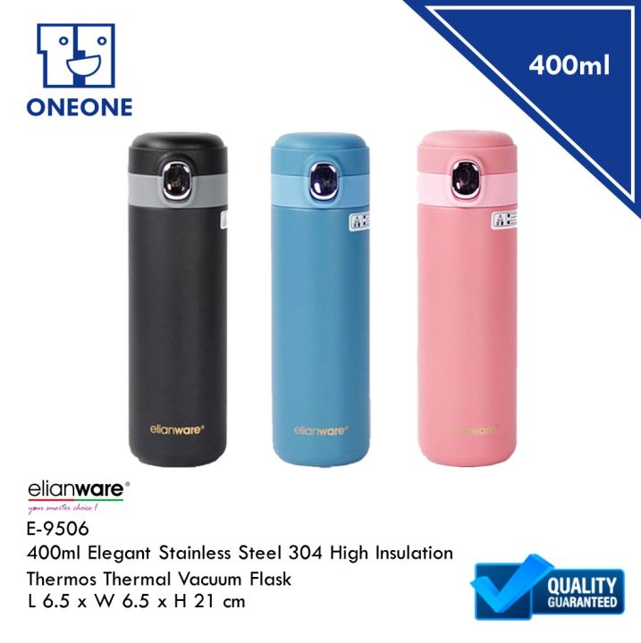 E-9506 400ml Elegant Stainless Steel 304 High Insulation Thermos ...