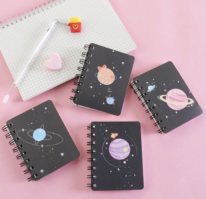 1Pcs Cute Cartoon Spring Portable Pocket Notepad Mini Notebook A7 ...