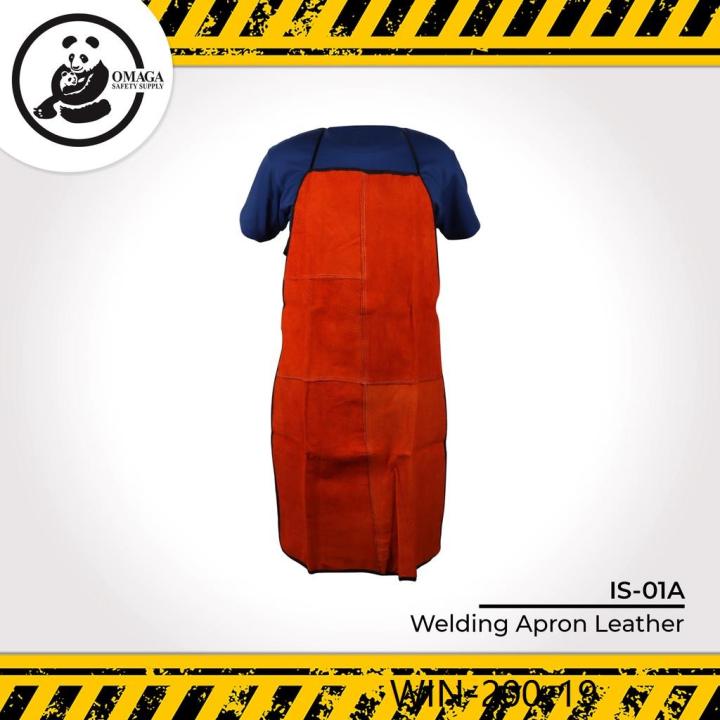Mga spot sales ☉OMAGA BRAND Safety Welding Apron Leather IS-01♢ | Lazada PH