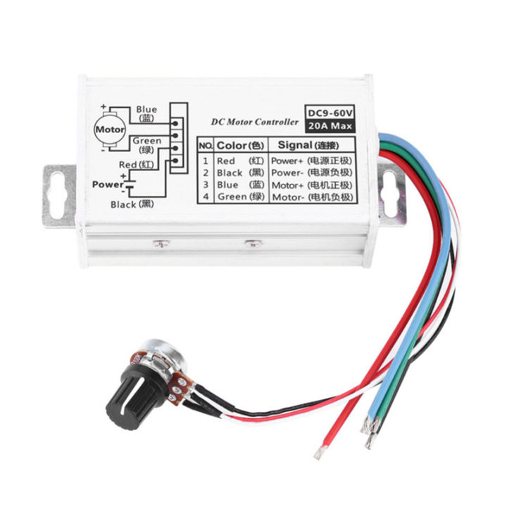 PWM DC motor continuously variable speed pulse width motor speed ...