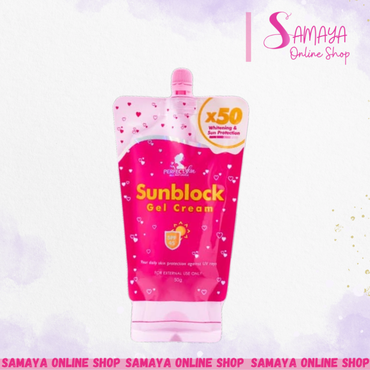 Perfect Skin Sunblock Gel Cream 50grams | Lazada PH