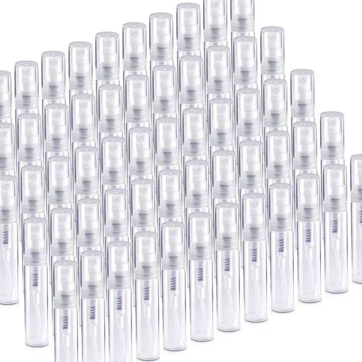 [[COD]50PCS 2ml 3ml 5ml 10ml Portable Mini Refillable Perfume Empty Bottle Atomizer Pump Spray ...
