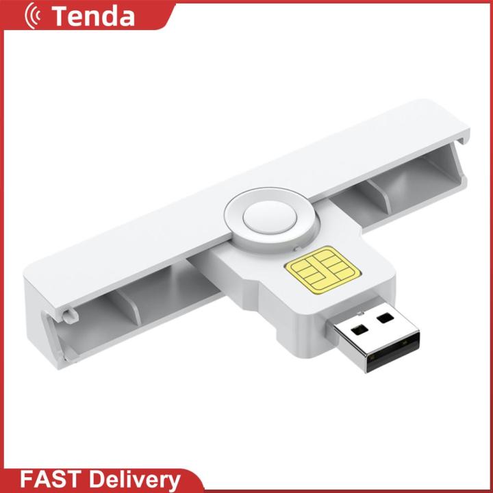 Portable Smart Card Reader USB2.0 Type-C USB Common Access CAC ATM Card ...