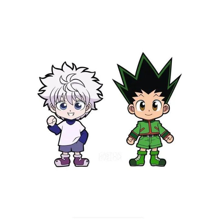 10x10cm Hunter X Hunter Gon and Killua Anime Car Sticker Decal Decor ...