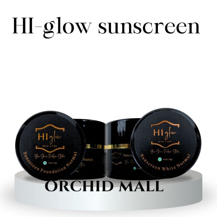 HI GLOW SUNSCREEN FOUNDATION NORMAL | Lazada Indonesia
