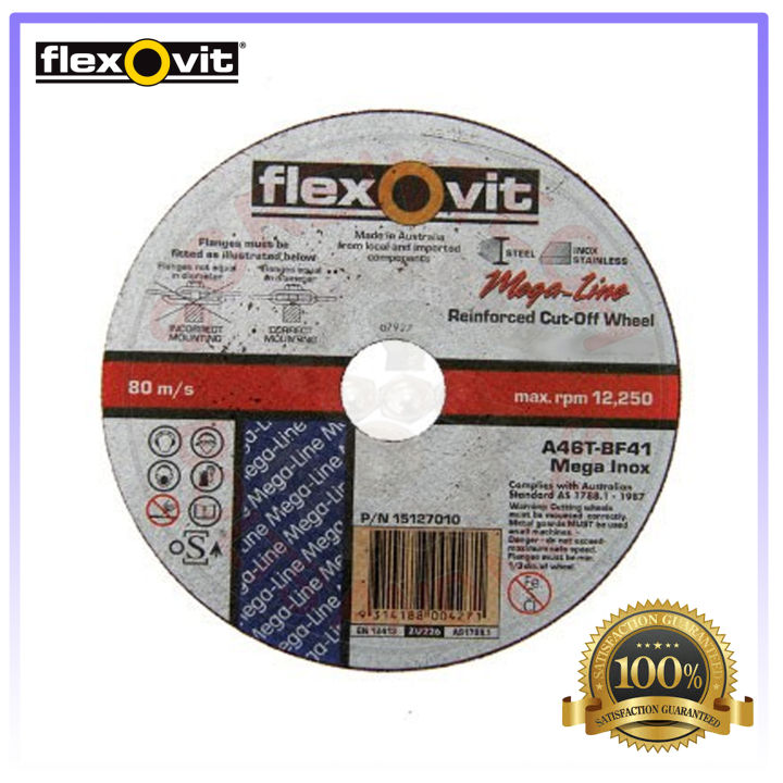 Reinforced Cut Off Wheel 4" (Flexovit) | Lazada PH