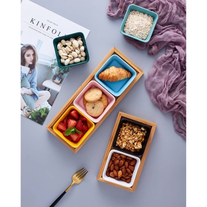 Premium Nordic Square Ceramic Sauce Dish / Soy Dish / Seasoning Dish ...