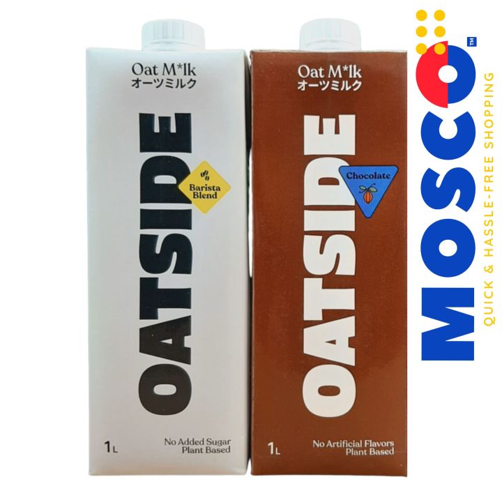 Oatside Oat Milk 1L | Barista Blend / Chocolate | Plant-Based Dairy ...