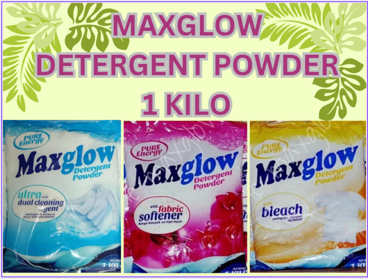 MAXGLOW DETERGENT POWDER 1 KILO | Lazada PH