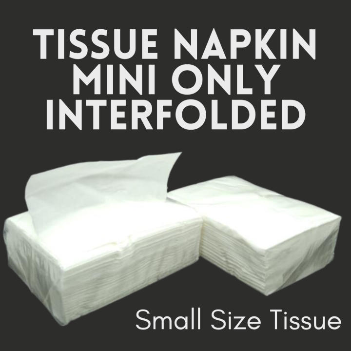 Tissue Napkin MINI only Interfolded Small Size Tissue | Lazada PH