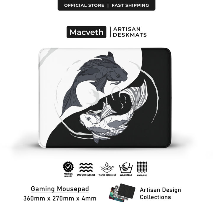 Macveth Mousepad | Compact Mousepad | 360x270 | Gaming Mouse pad ...