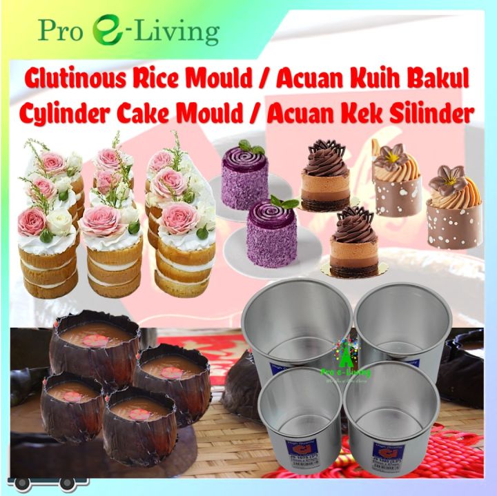 Aluminium High Round Cake Mould Glutinous Rice Mould Kuih Bakul 年糕模具 ...