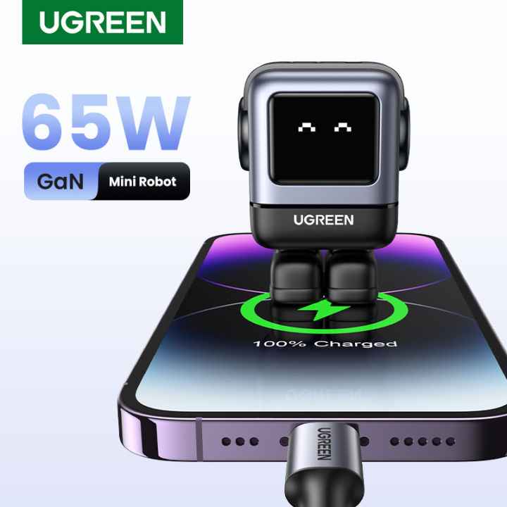 UGREEN 65W GaN Fast RobotGaN Charger 3-Port | Lazada PH