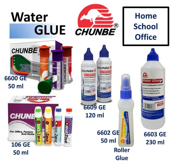 Chunbe Water Glue Adhesive 50ml 120ml 230ml Roller 106GE/6600GE/6602GE ...