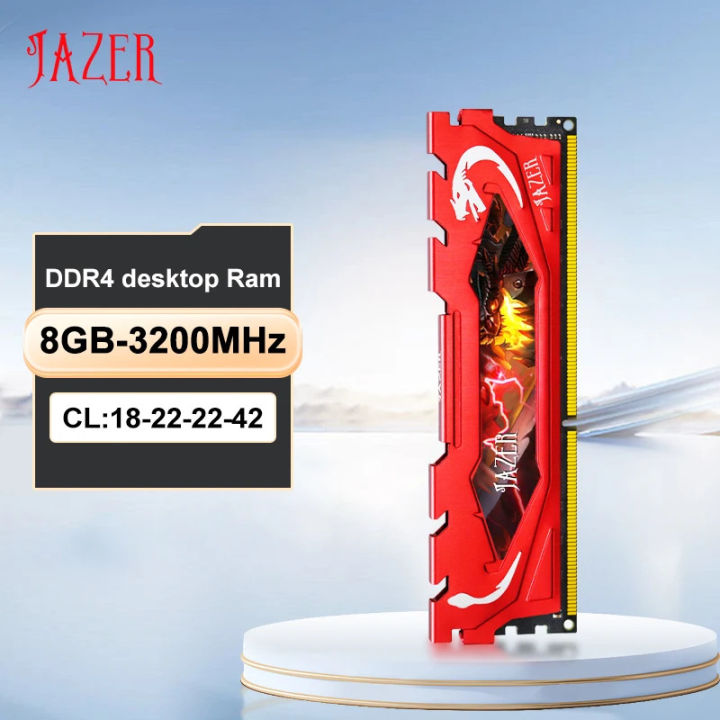JAZER DDR4 Ram 16กิกะไบต์8กิกะไบต์32กิกะไบต์3200เมกะเฮิร์ตซ์3600 ...