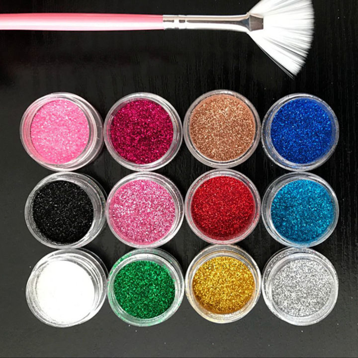 Nail Art Acrylic Glitter Powder Uv Fast Gel Nail Chips For Professional ...