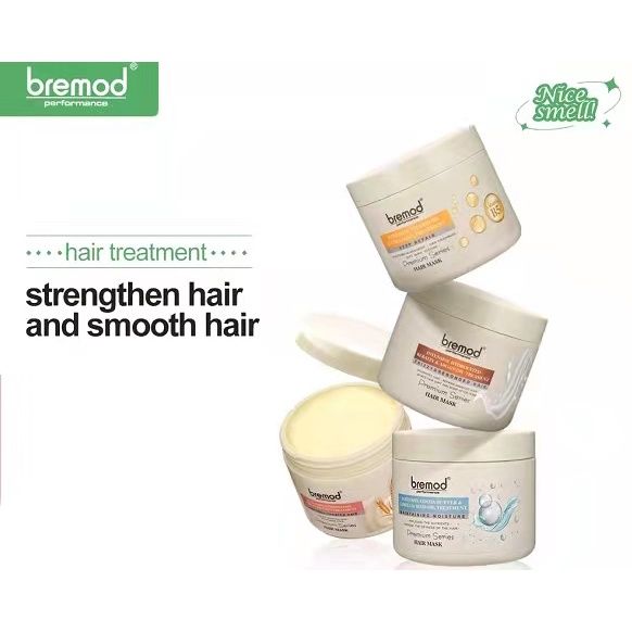 Bremod 500ml Hair Mask Premium Intensive Cocoa Butter anti-fall flat ...