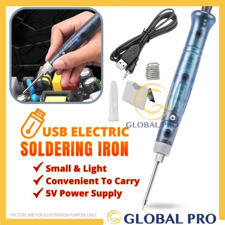 5V 8W USB Soldering Iron Soldering Set Welding Soldering Circuit Board ...