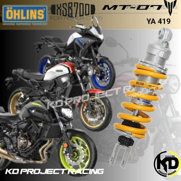โช๊คหลัง Ohlins YA 419 Yamaha MT07,SXR700 2017-2024 แท้ 100% | Lazada.co.th
