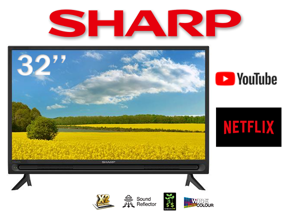 SHARP AQUOS 32/42 Inch HD Ready Easy Smart TV (2TC32DF1X/2TC42DF1X ...