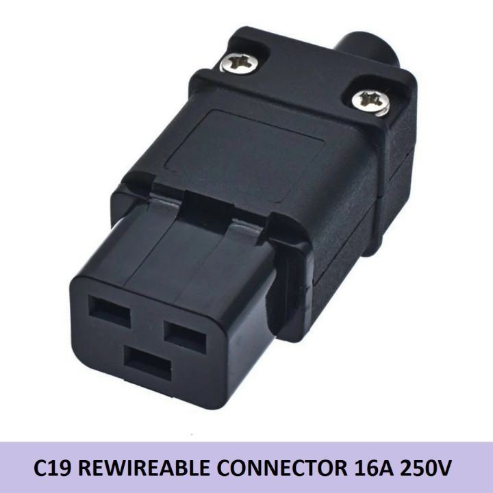C19 Rewireable Connector C19 Rewireable Plug 16A 250V | Lazada PH