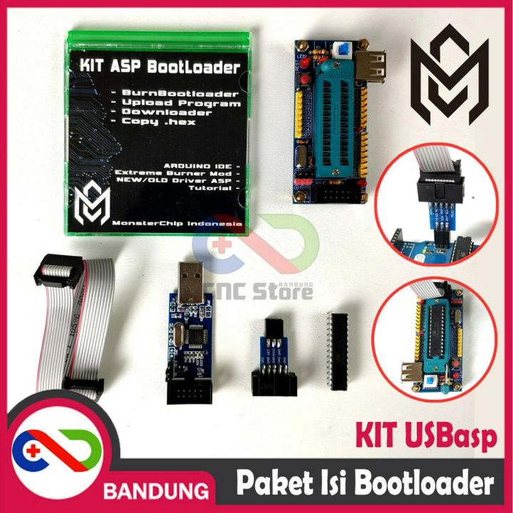 KIT USBASP ISI BOOTLOADER COPY HEX USB ASP ISP USBISP PAKET DOWNLOADER ...